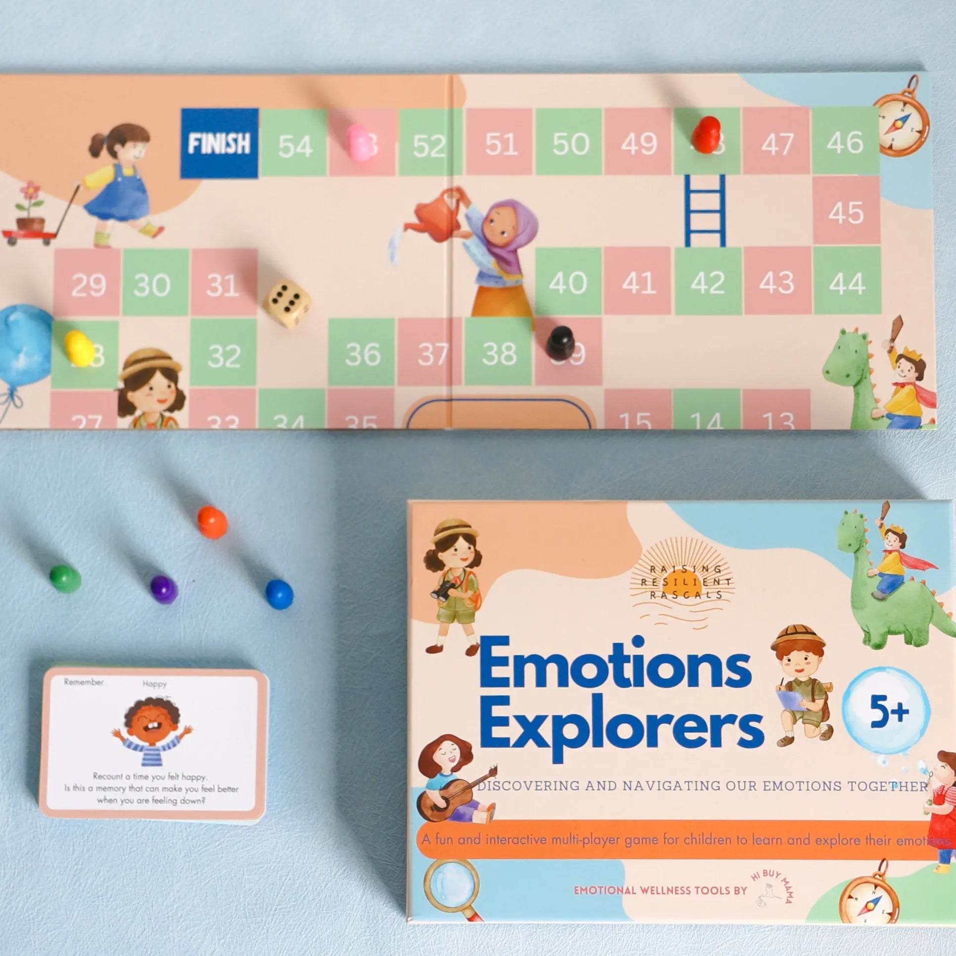 Emotions Explorers Board Game – Hi Buy Mama